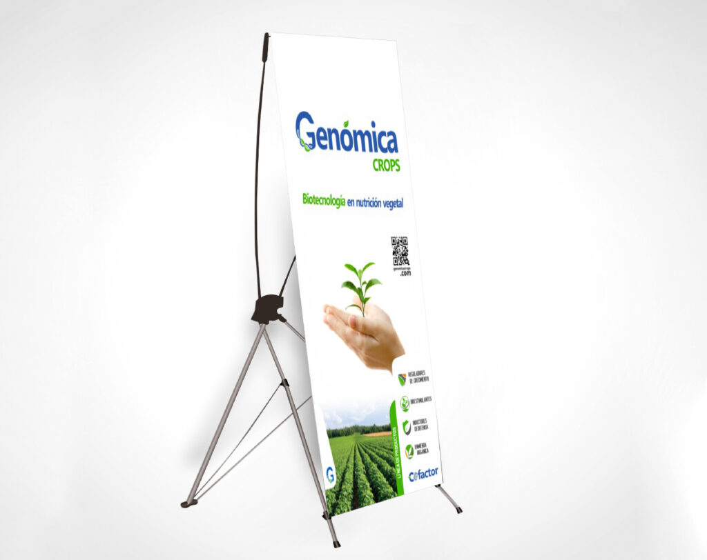 Banner con parante araña – IdeasPrint